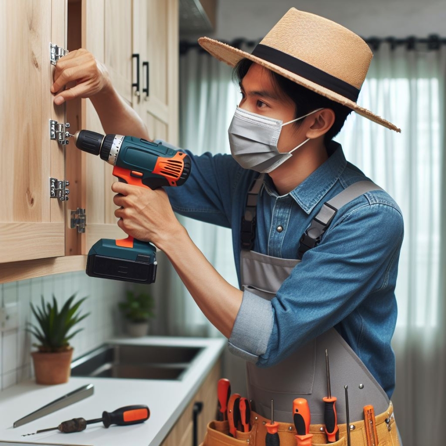 Sửa Chữa - Sơn Lại - Thay Thế Phụ Kiện Đồ Gỗ Chung Cư 155 Nguyễn Chí Thanh